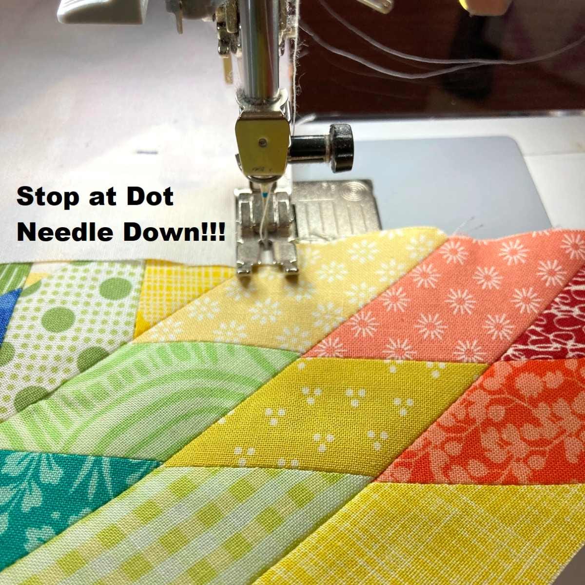 Prairie Star Quilt Block: Starlite Rainbow Quilt