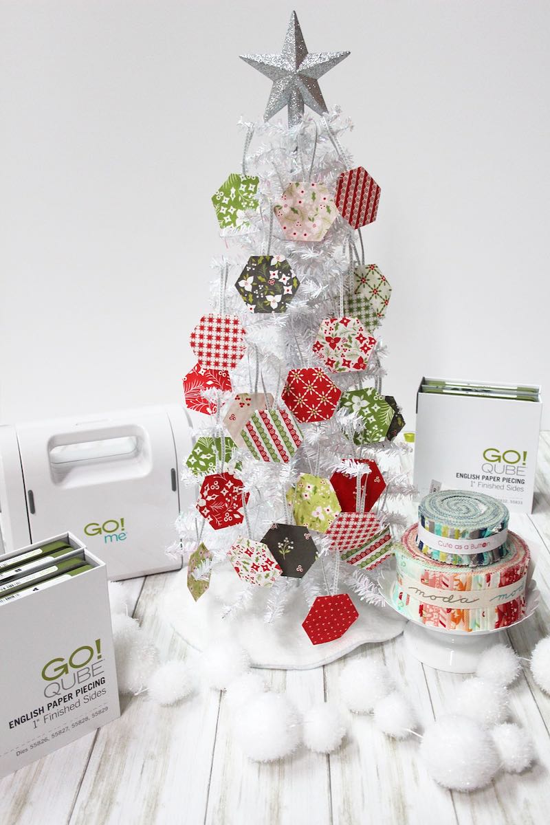 Fast & Easy No-Sew Homemade Hexi Ornaments