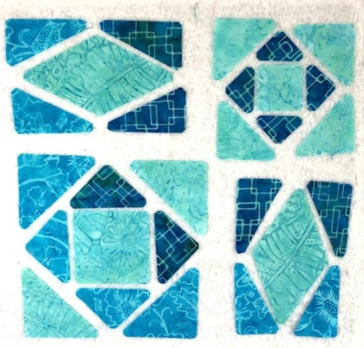 Storm at Sea + Snail's Trail = Breezy Tidal Waves Quilt Pattern