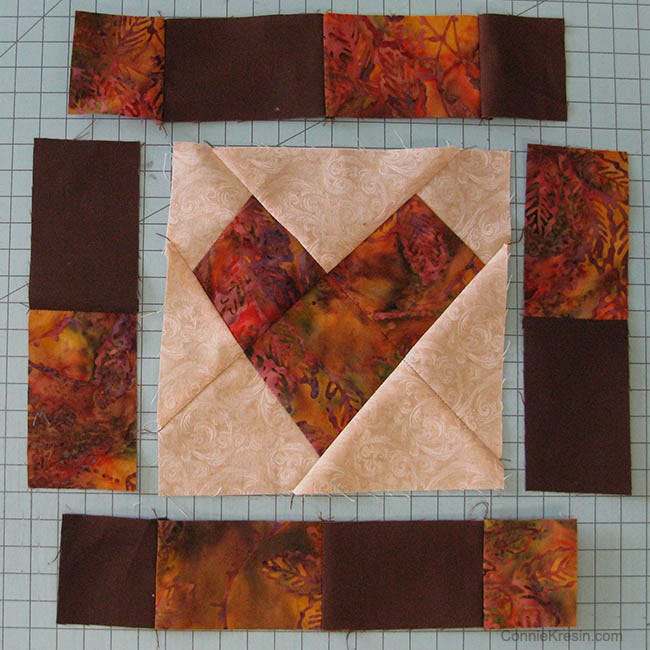 Wonky Heart Autumn Table Topper Tutorial