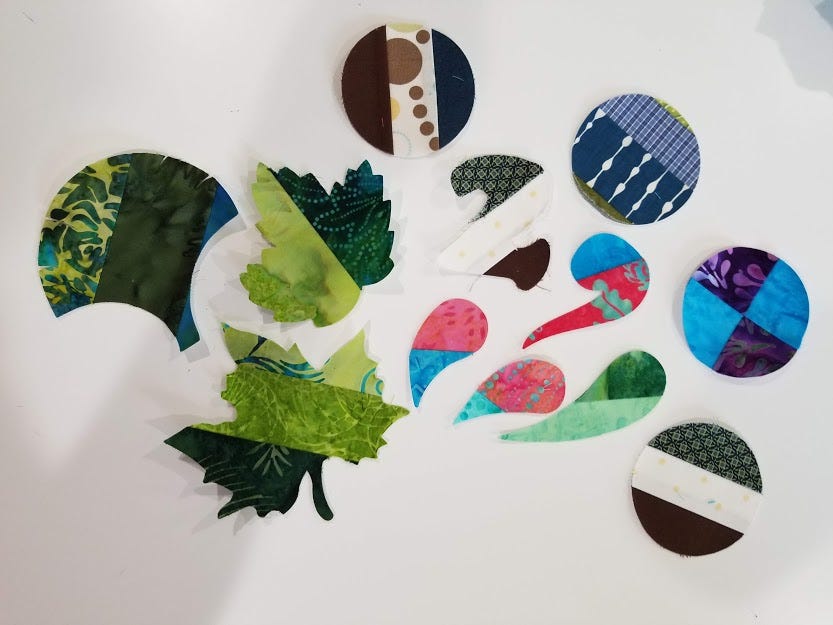 Stash Bust with this Scrappy Strip Cutter Appliqué Technique