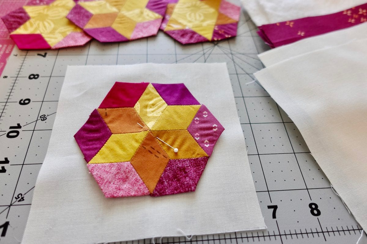 Weekend DIY: Personalized English Paper Piecing Coasters