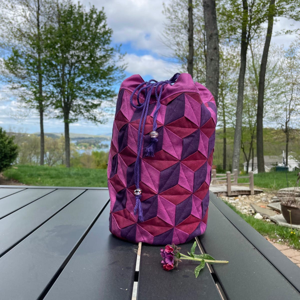 Elevate Your Quilting: How To Make A Weaved Drawstring Bucket Bag