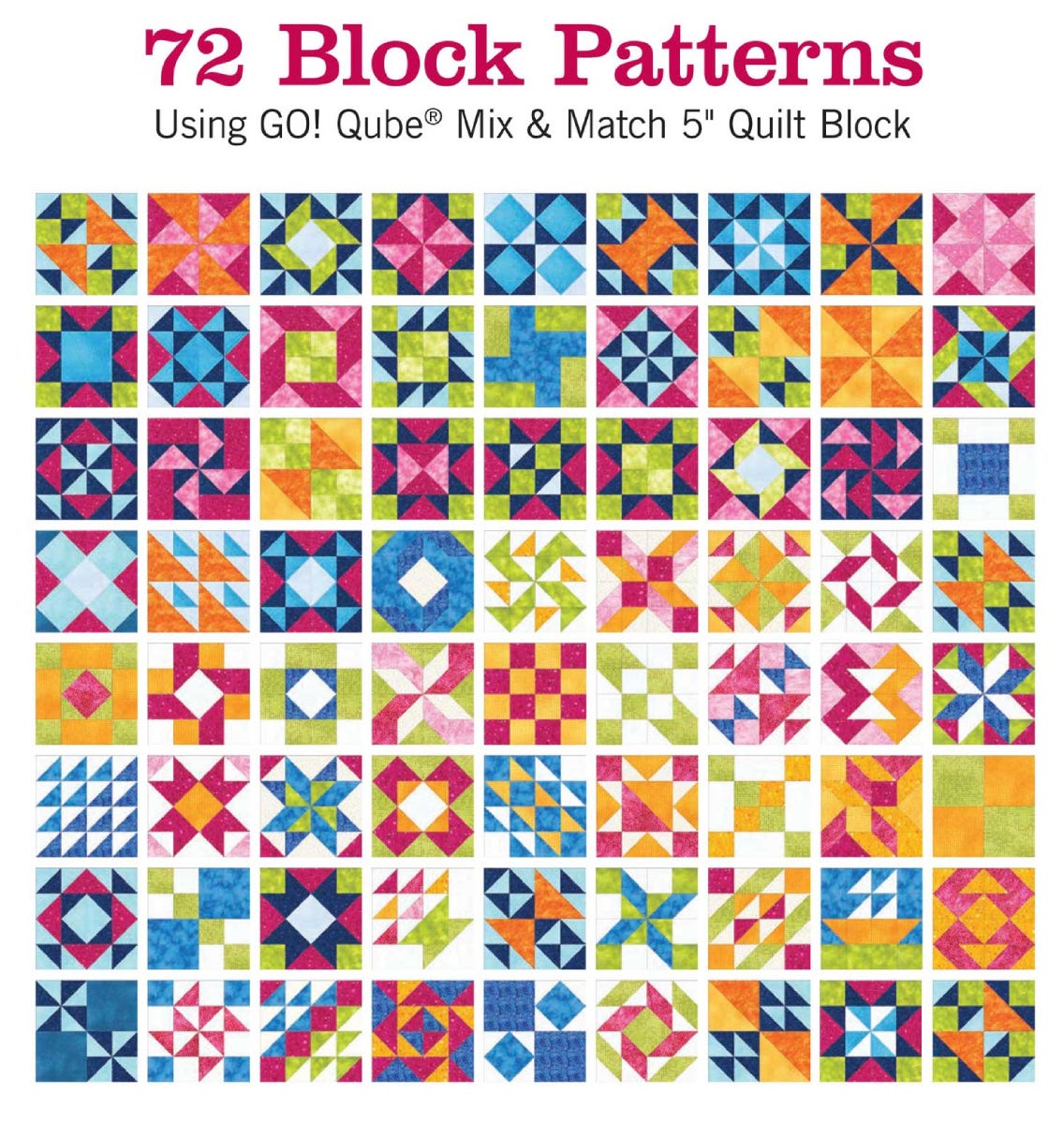 Scrap-Busting with the GO! 5" Qubes & Schoolhouse Blocks