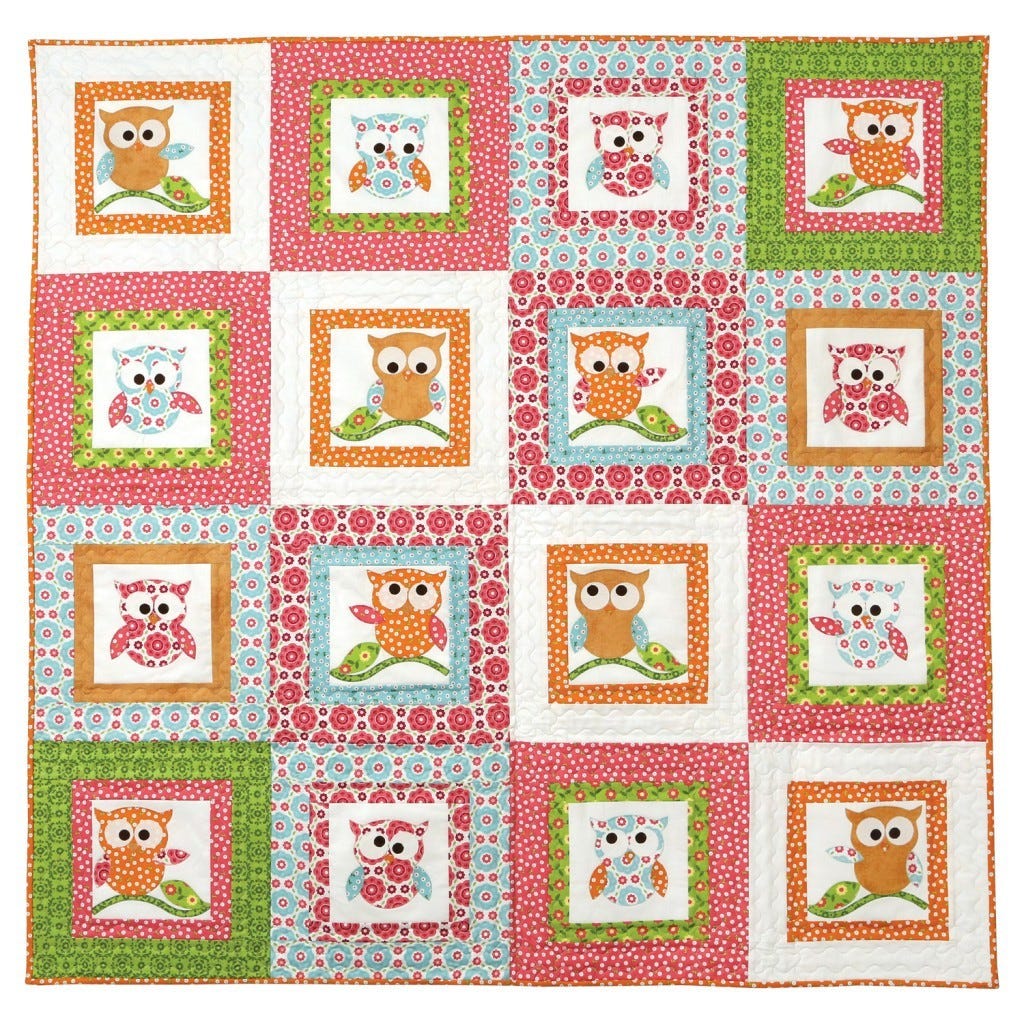 Four Creative Quilting Patterns for the GO! Owl Die