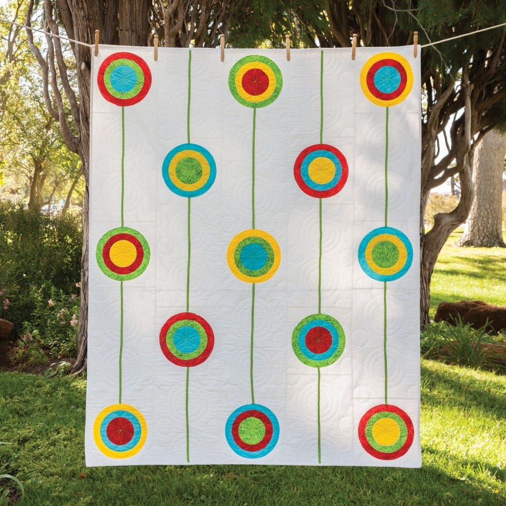 GO! Retro Circle Quilt Pattern