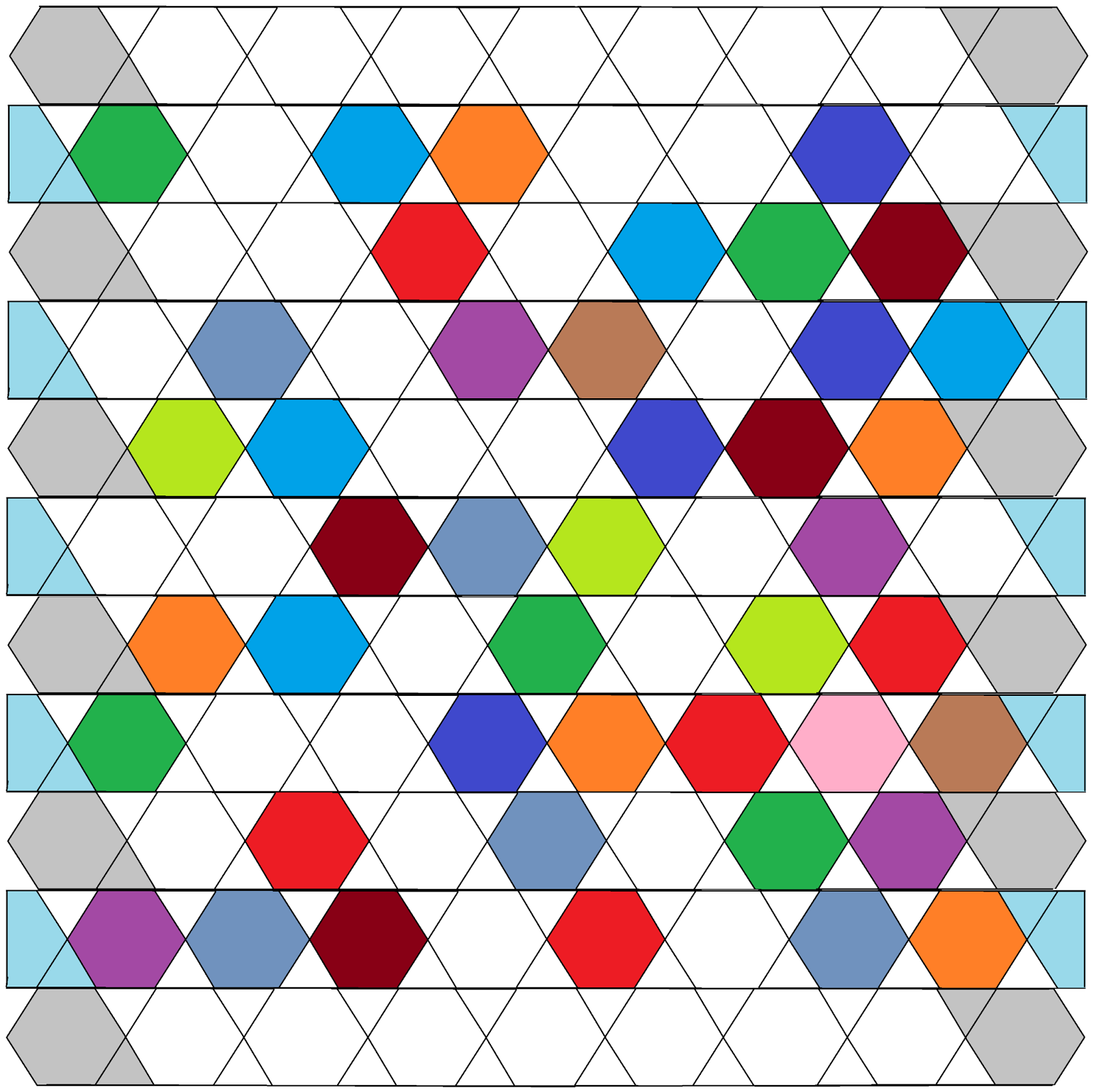 Make an Easy Baby Quilt with Hexagons and Equilateral Triangles