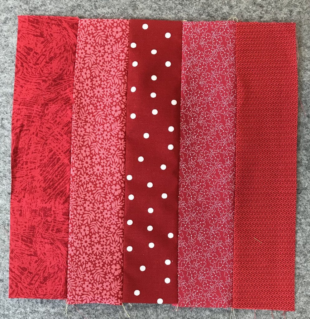 Strawberry Fields Picnic Quilt with GO! Qube Mix & Match