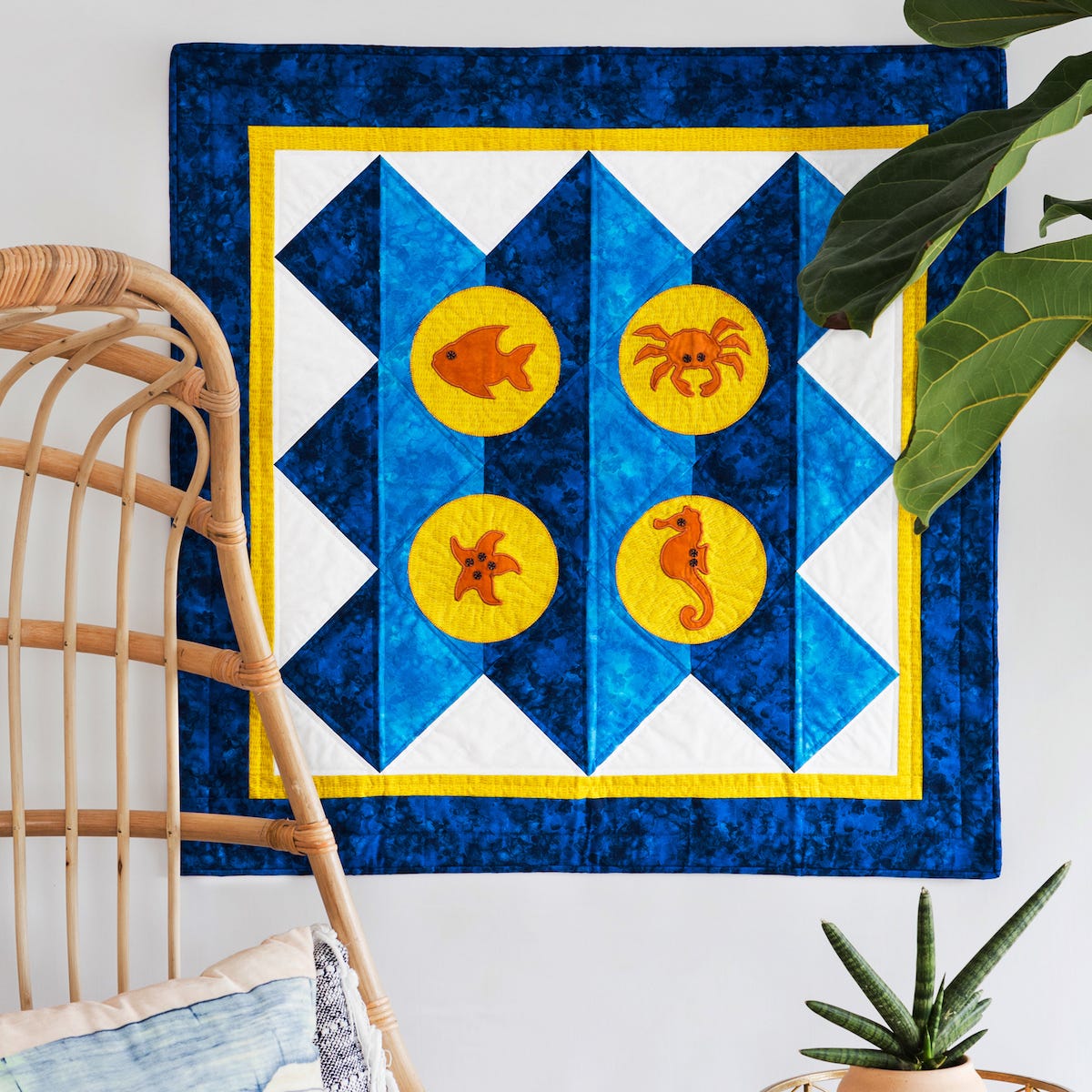 Quilt Patterns Sea Creatures