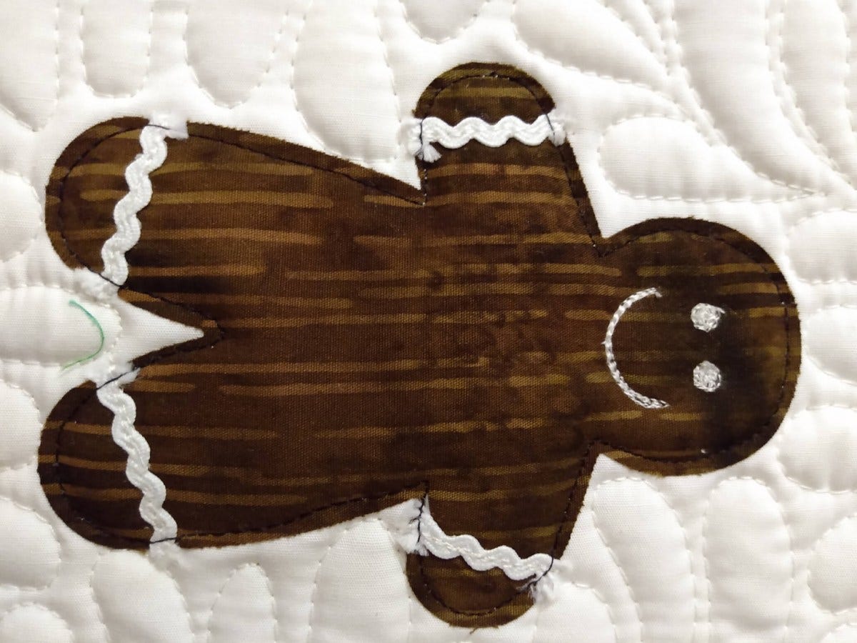 Gingerbread Cookie Table Runner