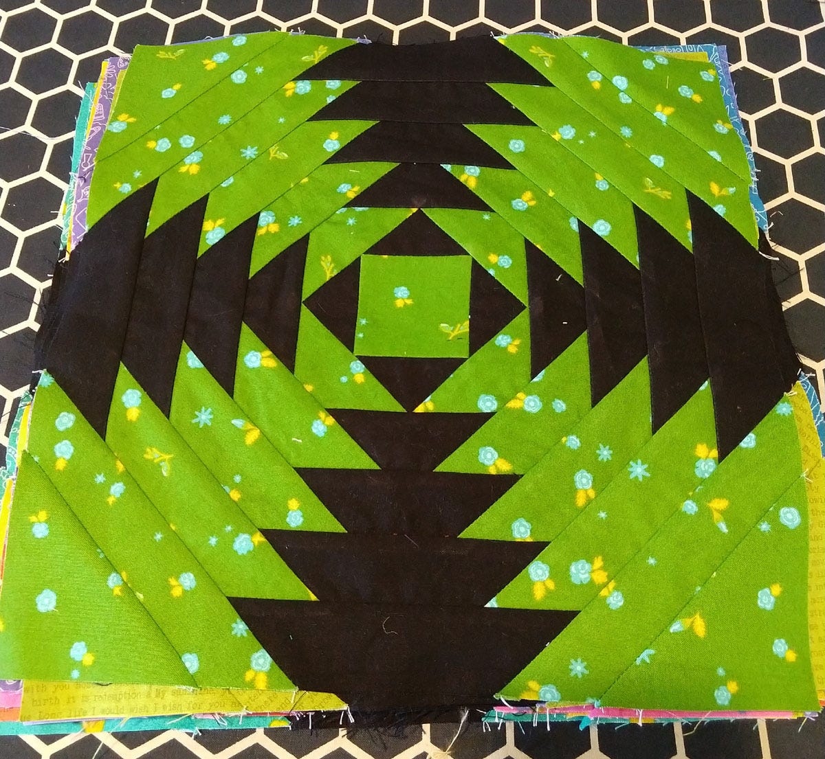 Modern Yet Traditional On-Point Pineapple Quilt