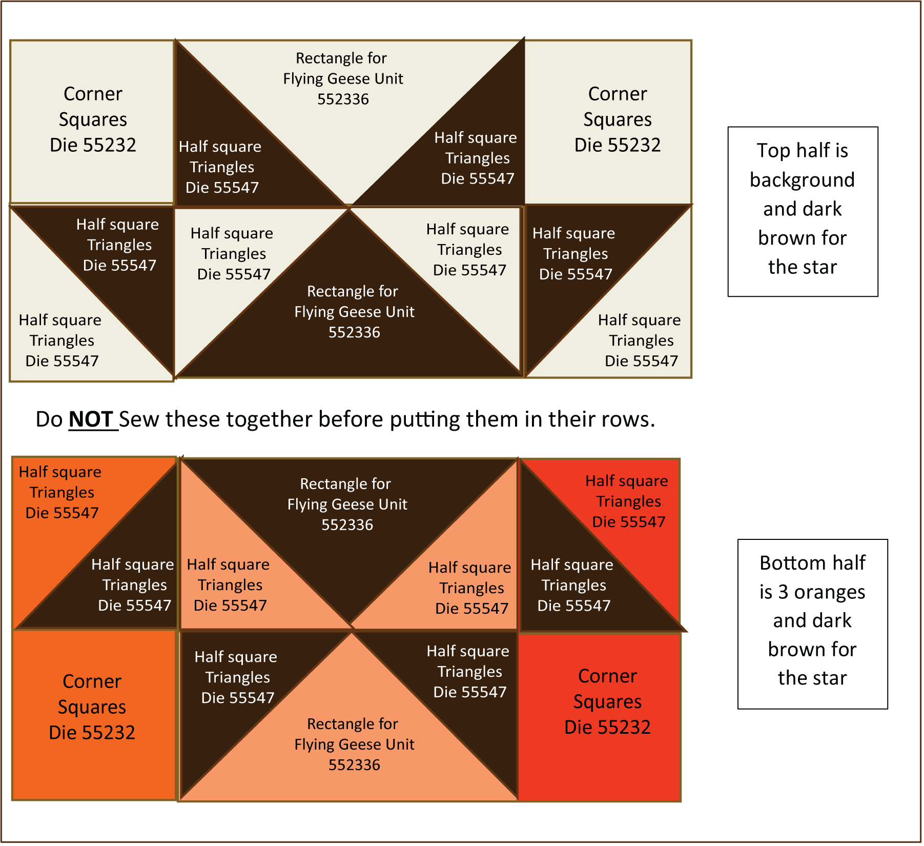 Cornucopia Block Pattern with a Holiday Twist