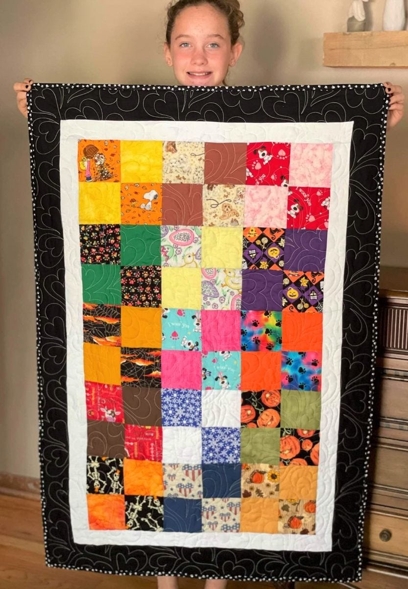 Teaching Kids How to Sew and Quilt